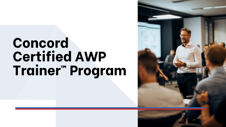 Concord Certified AWP Trainer™ Program: A Call to global Partners